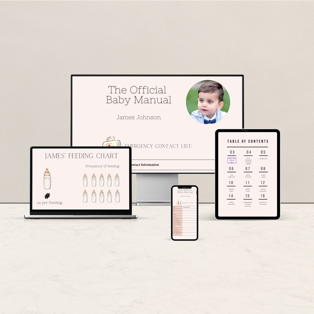 The Official Baby Manual - Etsy