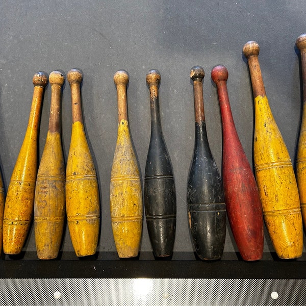 Antique Juggling Pins - Etsy