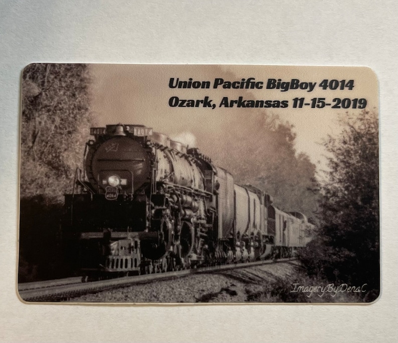 Big Boy Bigboy 4014 Locomotive Engine Train Sticker Decal Original BW ...