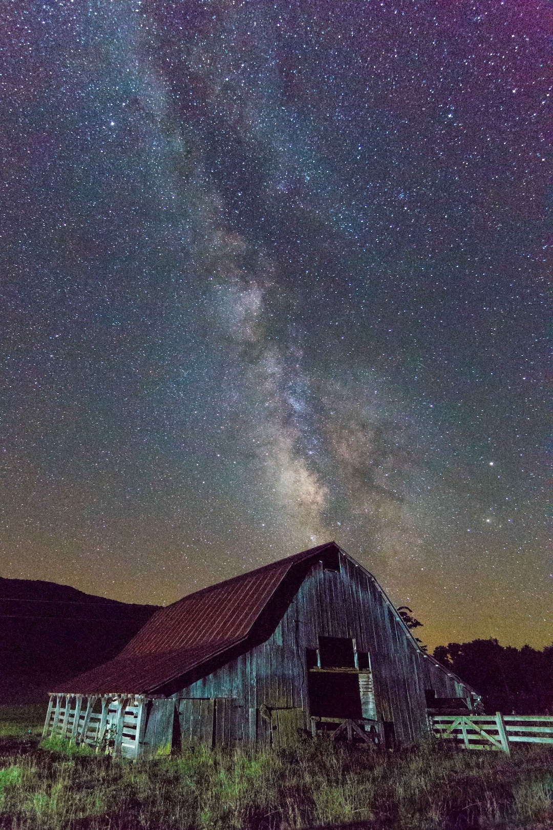 Milky Way Over Old Barn Original Photograph Photo Metal Wall Art Decor ...