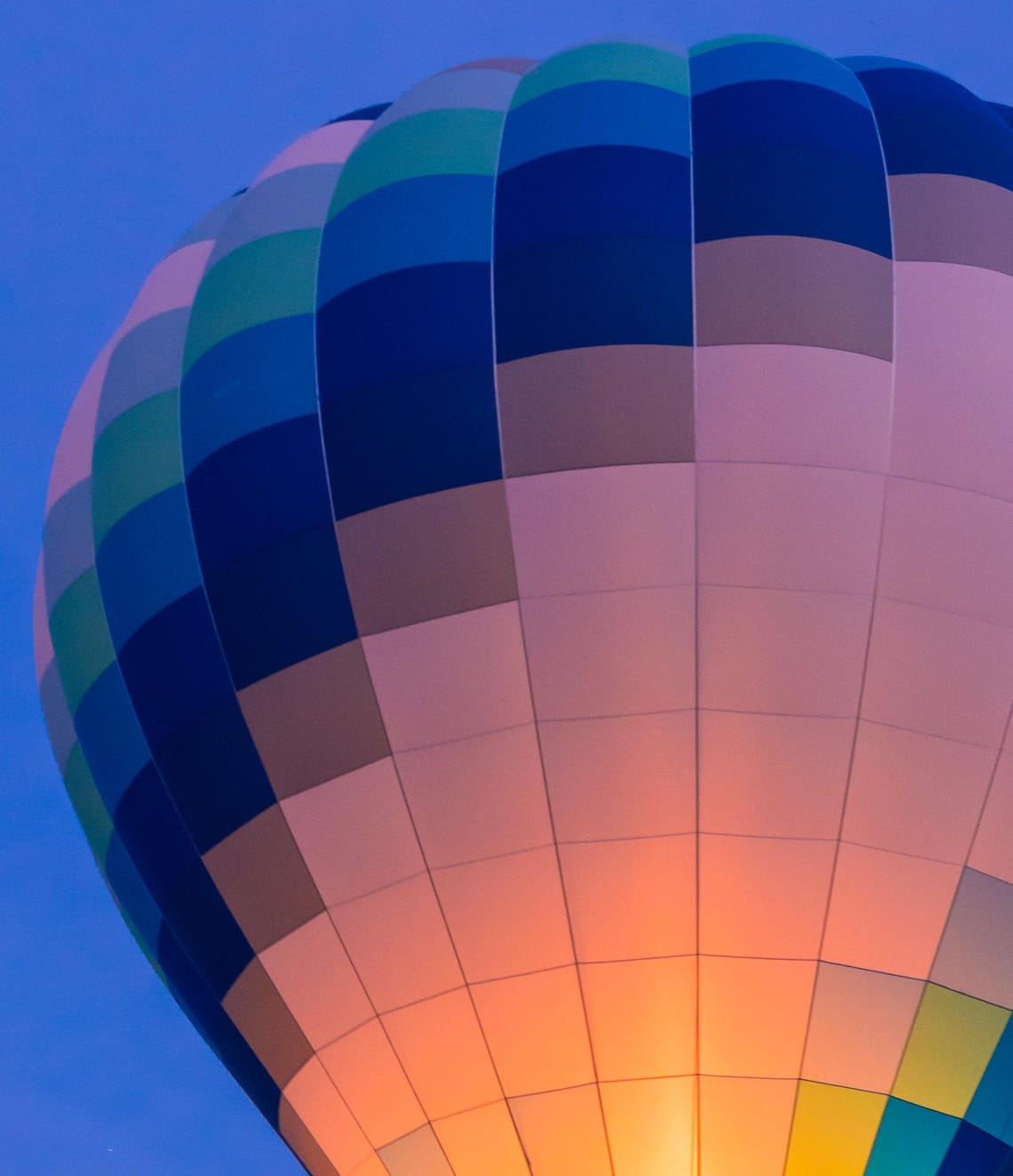 Hot Air Balloon Photo Photograph Photo Arkansas Into the Blue Hour 8x10 ...