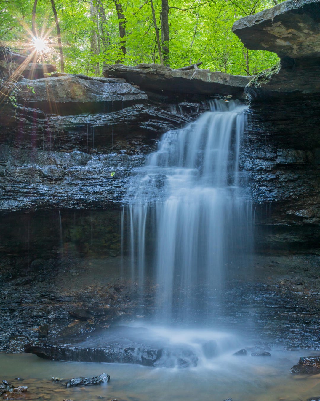 Mcwater Falls Waterfall Photograph Lake Alma Arkansas Ozarks 8x10 Photo ...