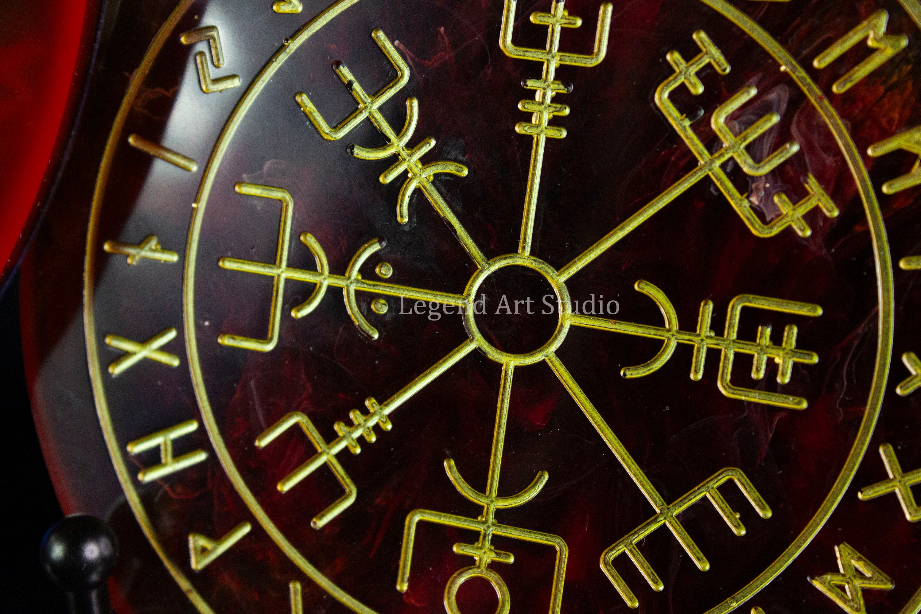 Resin Futhark Rune Casting Board, Norse Divination Board, Resin Rune ...