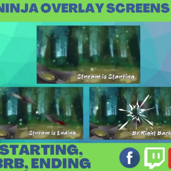 Naruto Twitch Overlay - Etsy