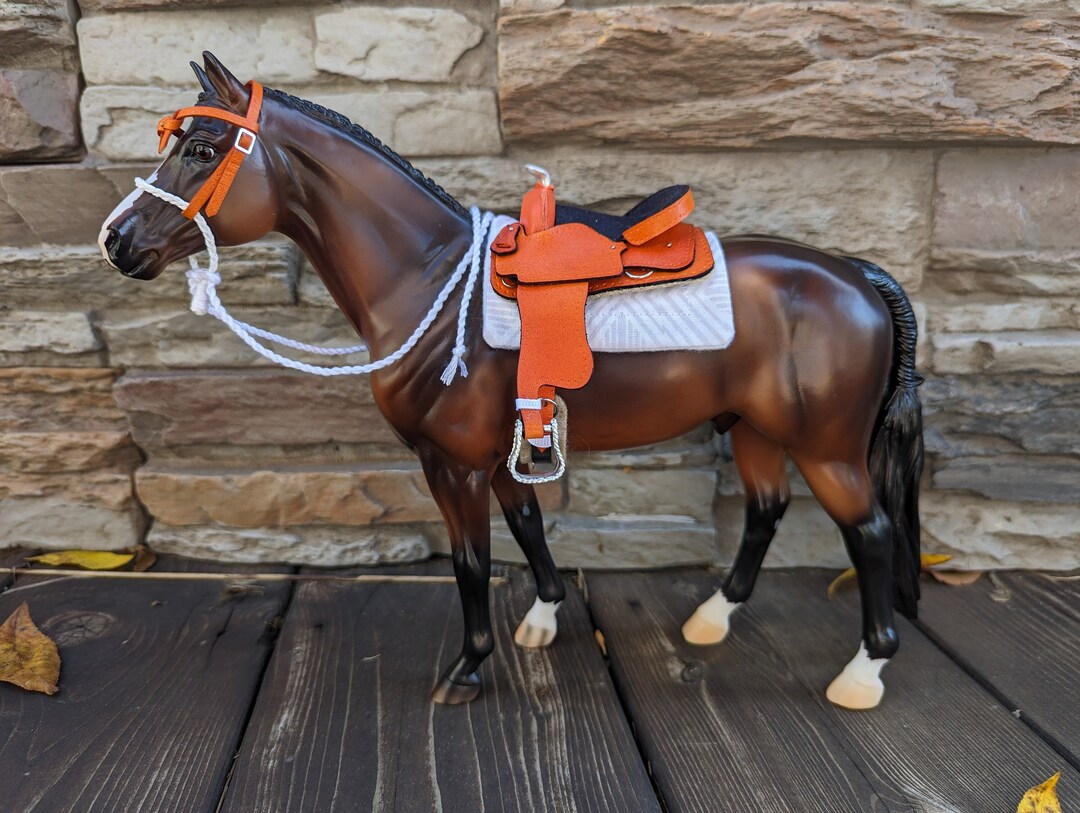 Model Horse Western Saddle Set Traditional 1:9 Scale - Etsy