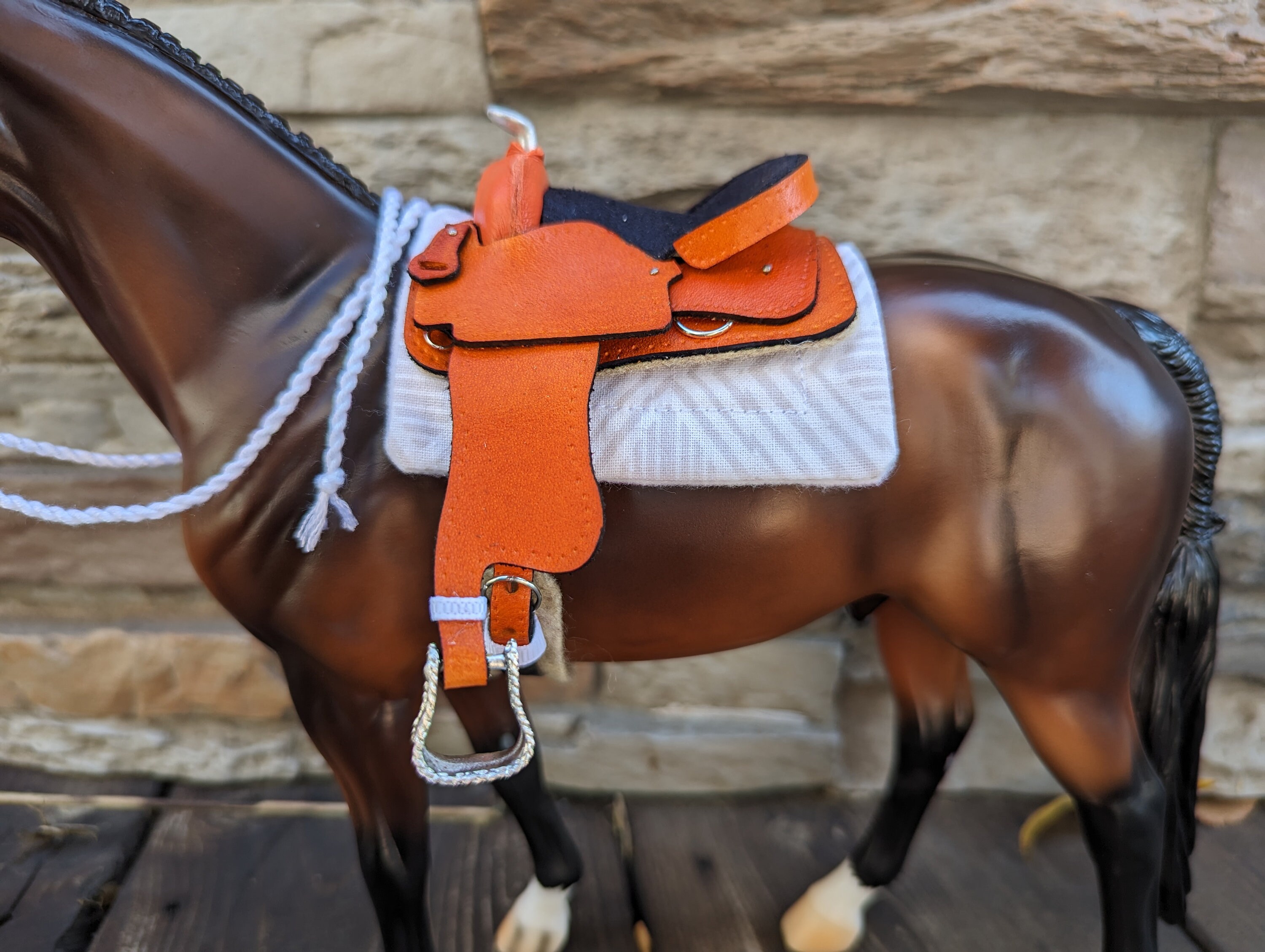 Model Horse Western Saddle Set Traditional 1:9 Scale - Etsy