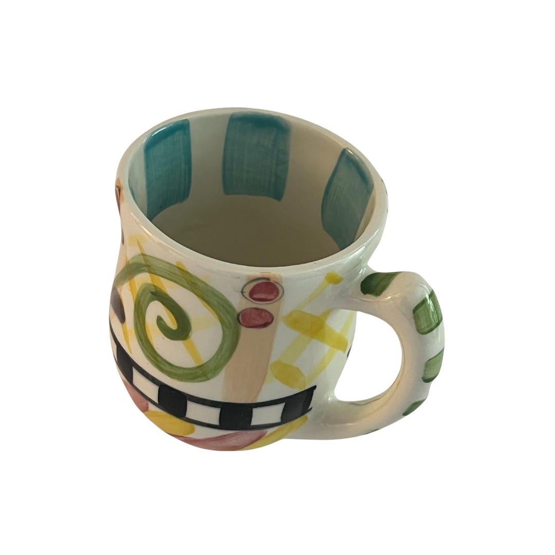 Vicki Carroll Studio, Signed 1996 Pottery, Razzle Dazzle Handcrafted ...