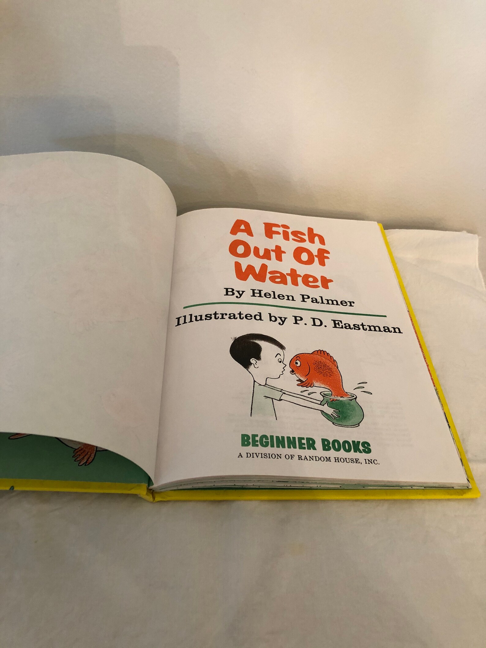 Dr Seuss Book A Fish Out Of Water Children Classic | Etsy