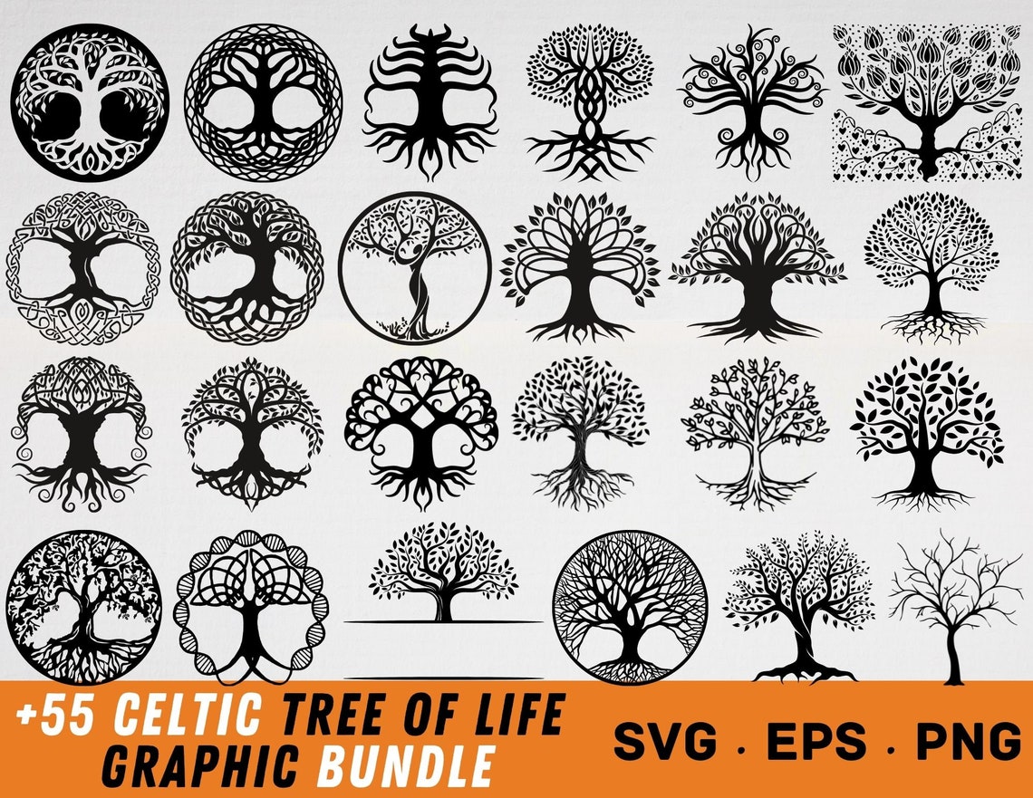 Celtic Tree of Life Svg Tree of Life Clipart Tree of Life - Etsy Canada