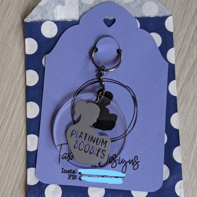 30 Keyring Display Card Svg Keyring Display Card Template | Etsy