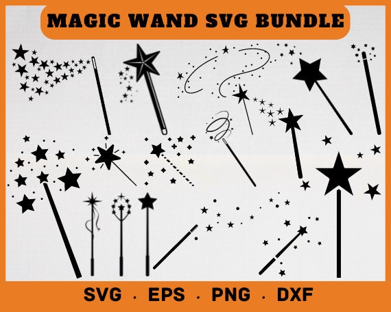 Magic Wand Svg Wand SVG Magicians Svg Magic Wand Clipart - Etsy Canada