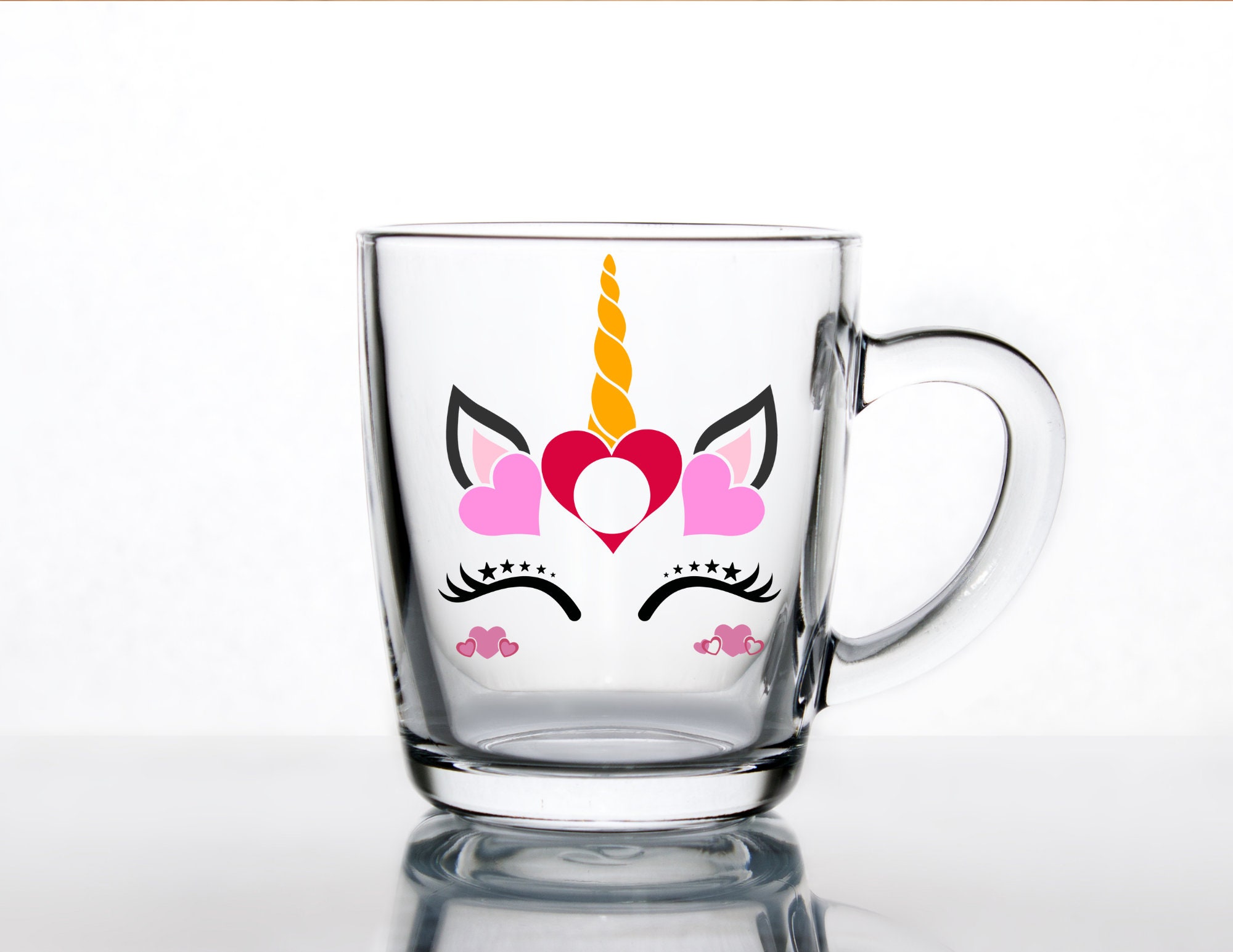 Valentines Unicorn Svg Love Unicorn Svg Girl Heart Unicorn | Etsy