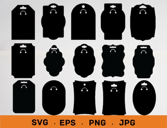 30 Keyring Display Card Svg Keyring Display Card Template | Etsy