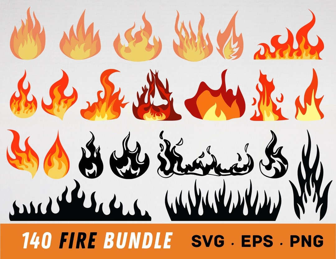 140 Fire Bundle Svg, Fireball Svg, Fire Svg, Flames Svg, Fire Design ...