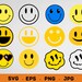 Smiley Face Svg, Smiley Svg, Happy Face Svg, Yellow Smiley Svg, Emoji ...