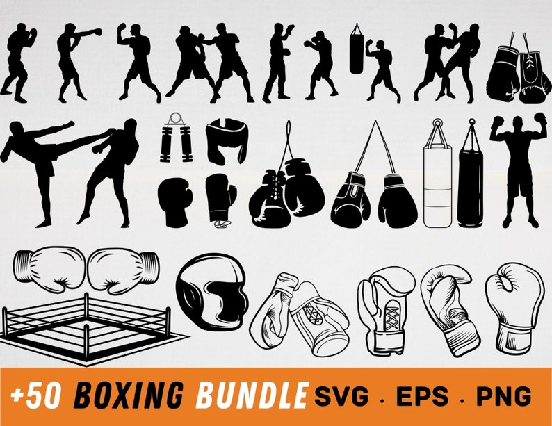 Boxing Svg Bundle Boxing Svg Boxing Gloves Svg Boxing Cut - Etsy