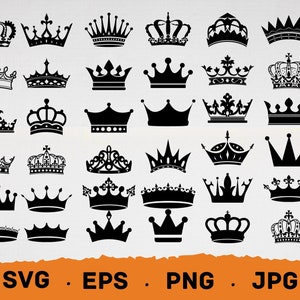 Crown SVG, Royal Crown Svg File, Crown Svg Bundle, King Crown Svg ...