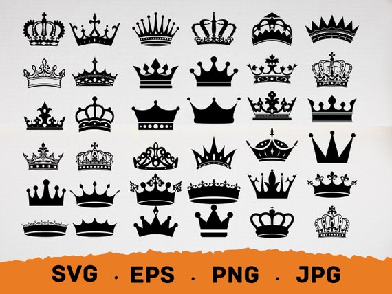 Crown SVG Royal Crown Svg File Crown Svg Bundle King Crown - Etsy