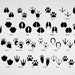 Animal Tracks Svg, Animal Paw Svg Files, Vintage Animal Tracks Hunting ...