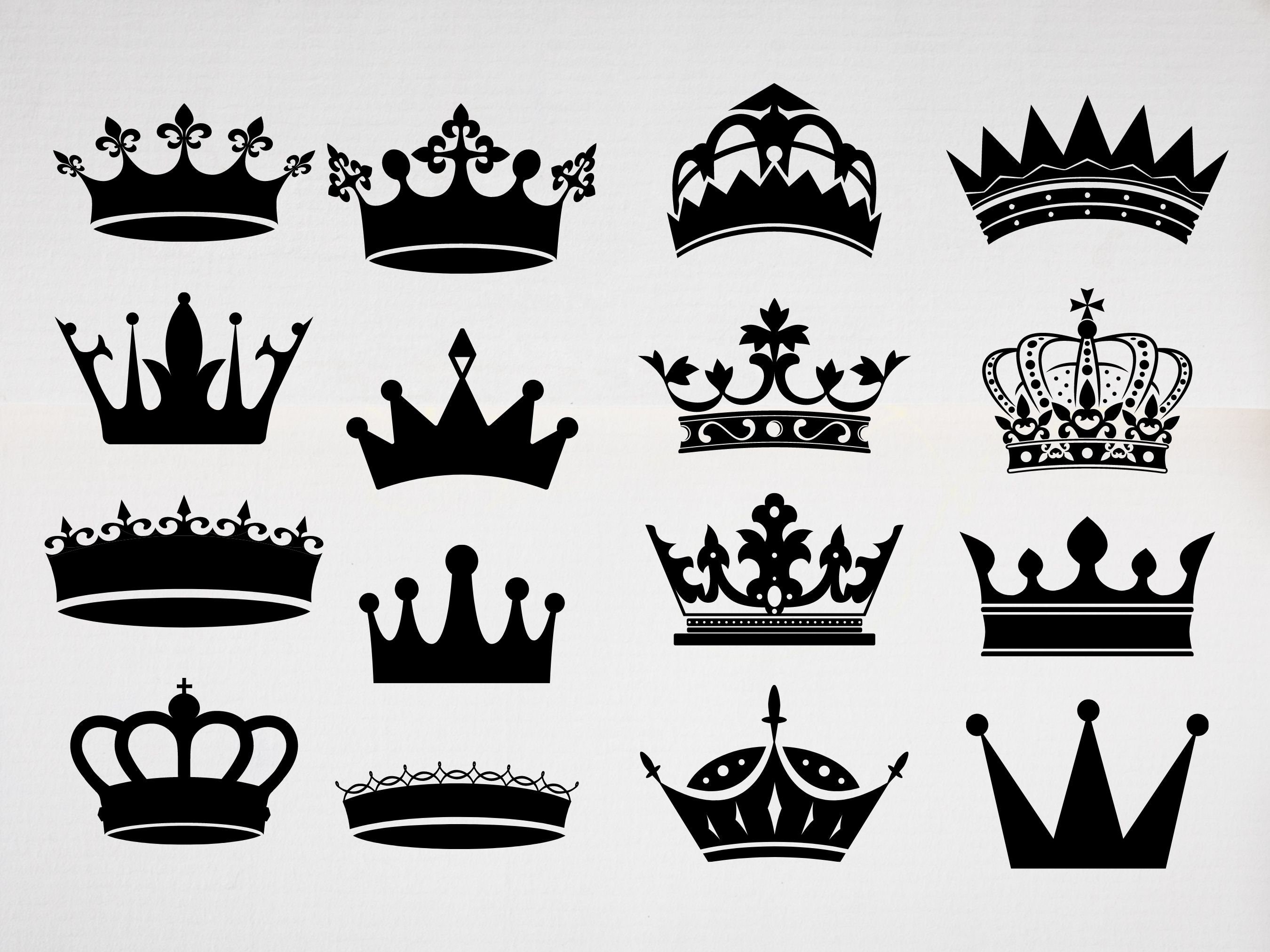 Crown SVG Royal Crown Svg File Crown Svg Bundle King Crown | Etsy