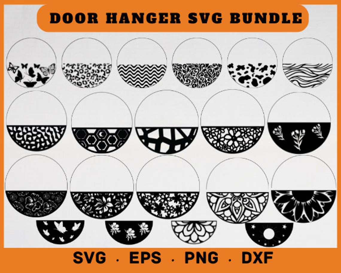 Door Hanger Svg Round Door Hanger Welcome Sign Svg Round - Etsy