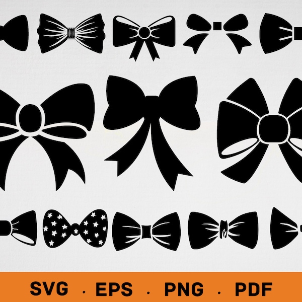Layered Cheer Bow Svg - Etsy