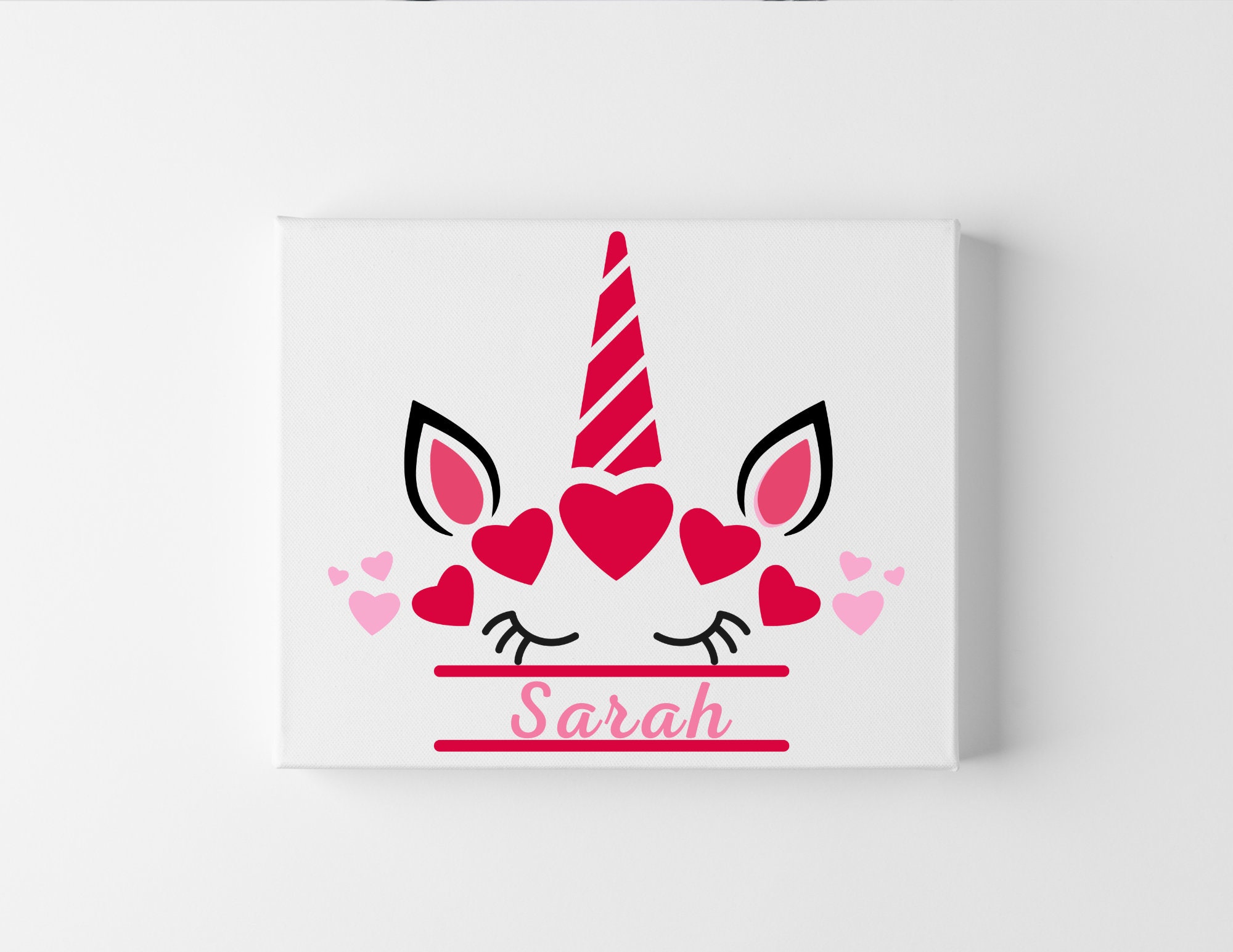 Valentines Unicorn Svg Love Unicorn Svg Girl Heart Unicorn | Etsy
