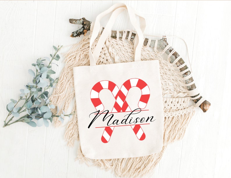 Christmas Candy Monogram Candy Cane Svg Crossed Candy Cane - Etsy