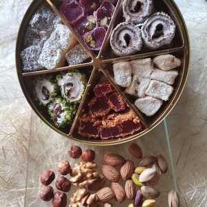 Handmade Assorted Turkish Delight, Premium Turkish Delights Mix Variety ...