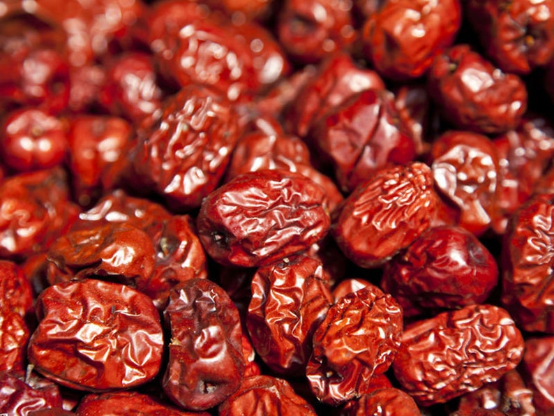 Sun Dried Chinese Red Dates: Natural Jujube Healthy Snack - Etsy