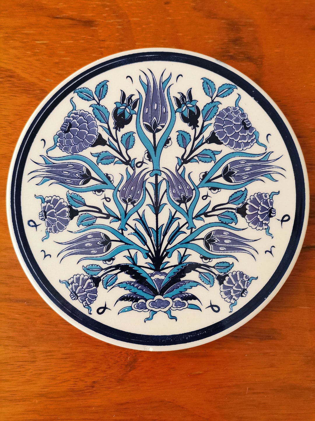 Turkish Ceramic Trivet for Serving Hot Dishes , Pot Trivet , Kitchen ...