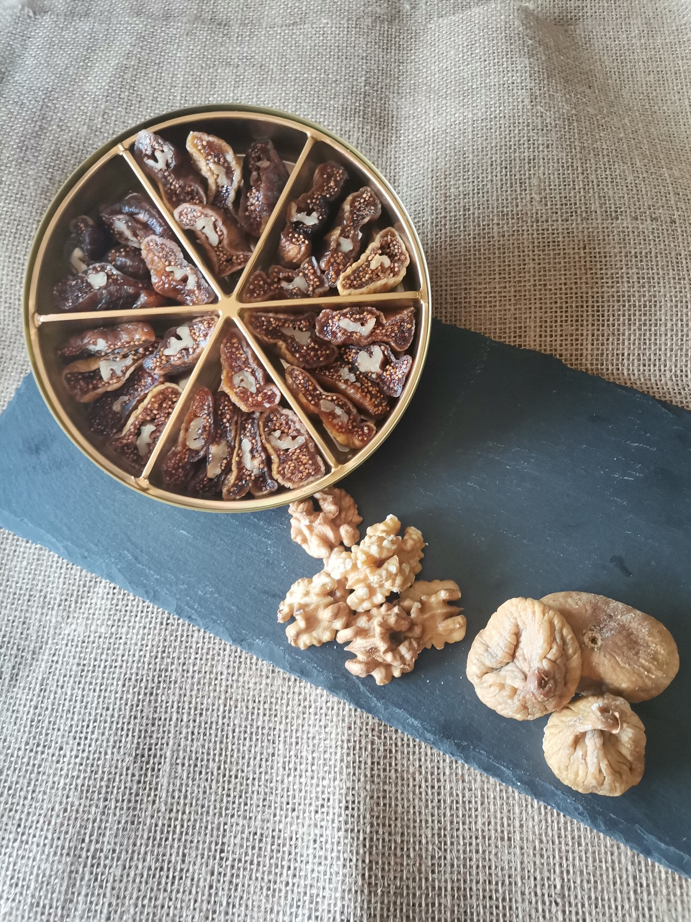 Organic Sun Dried Fig With Walnut Stuffed Fig healthy Vegan - Etsy