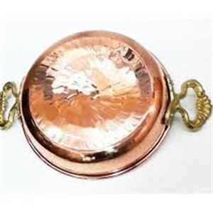 Set of 3 Pcs Hand-hammered Traditional Copper Pan ,frying Pan,omelette ...