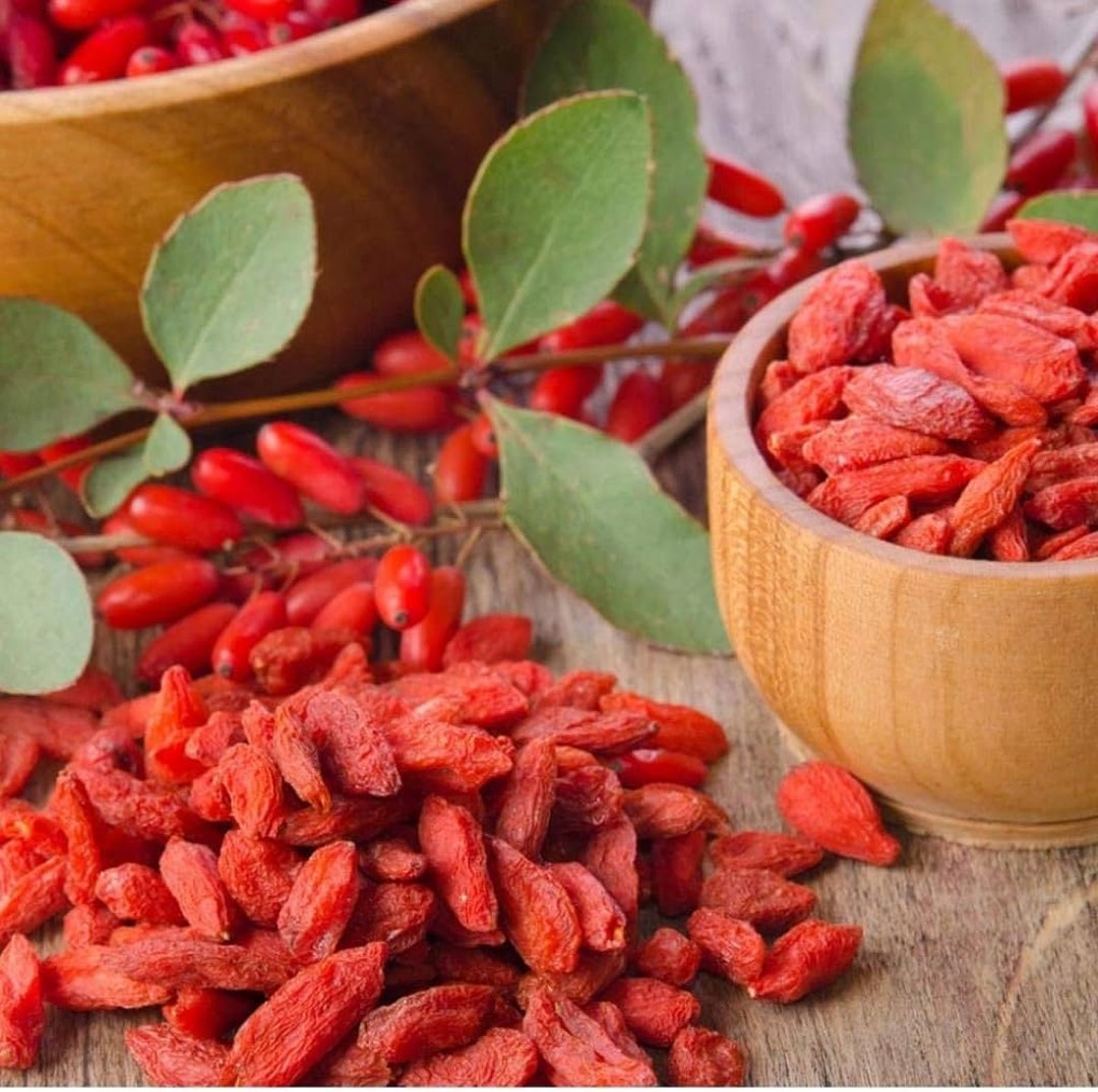 Organic Dried Goji Berries: Natural Unsweetened Wolfberry, 200gr - Etsy