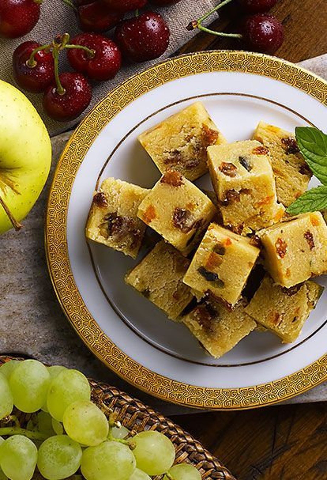Traditional Turkish Summer Halva With Dry Fruits ,tahini Halva,turkish ...