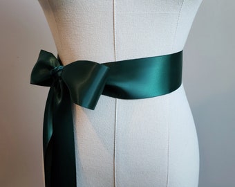Green Wedding Sash | Etsy