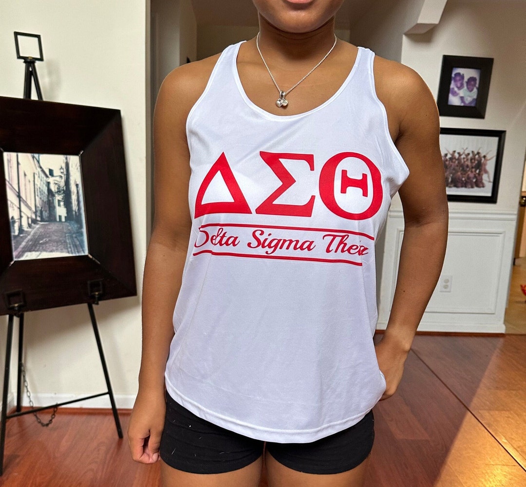 Delta Sigma Theta Tank Top | Work Out Tank Top | Fitness Tank Top ...