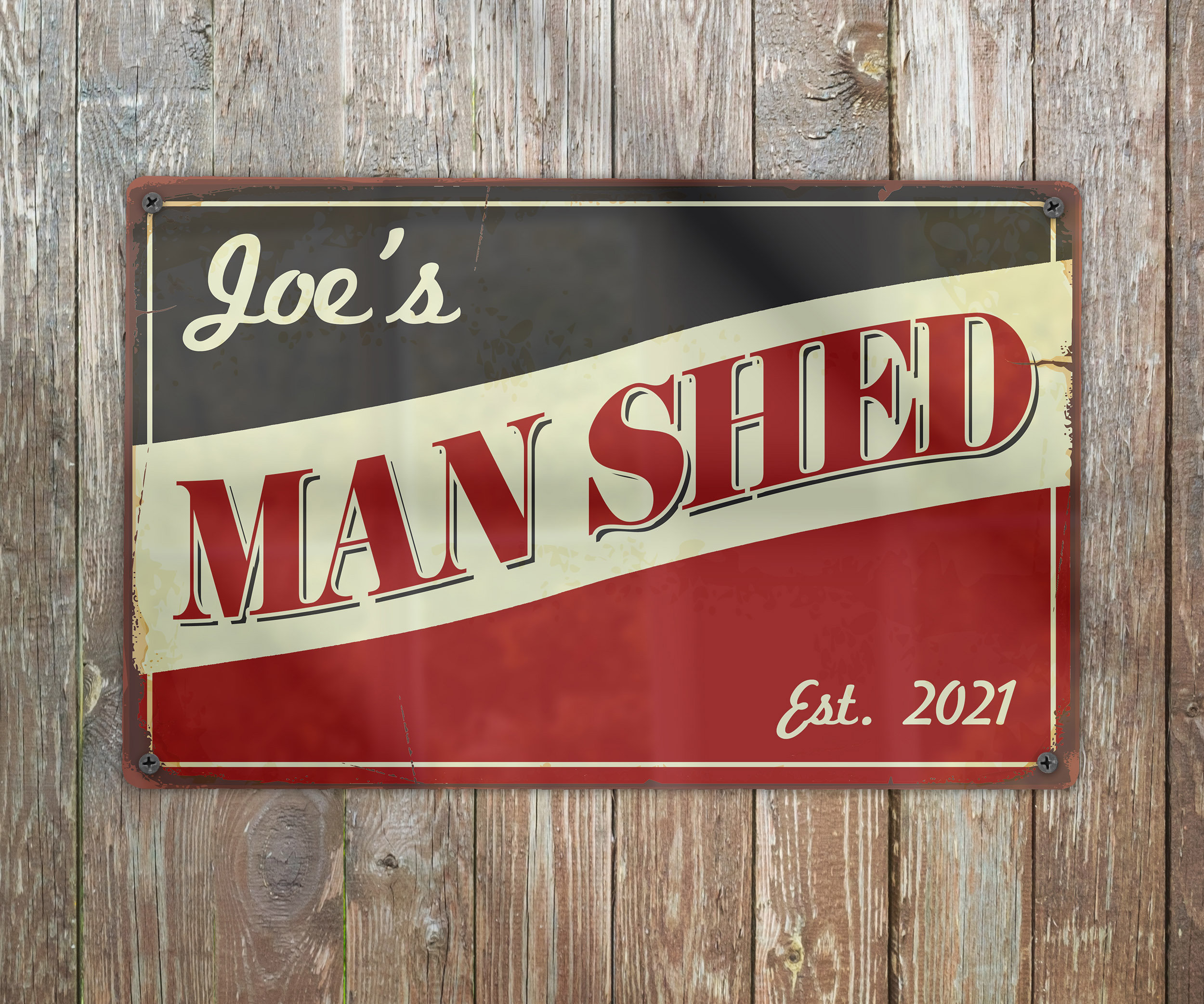 Man Shed Sign / Personalised Sign / Custom / Workshop / Garage - Etsy