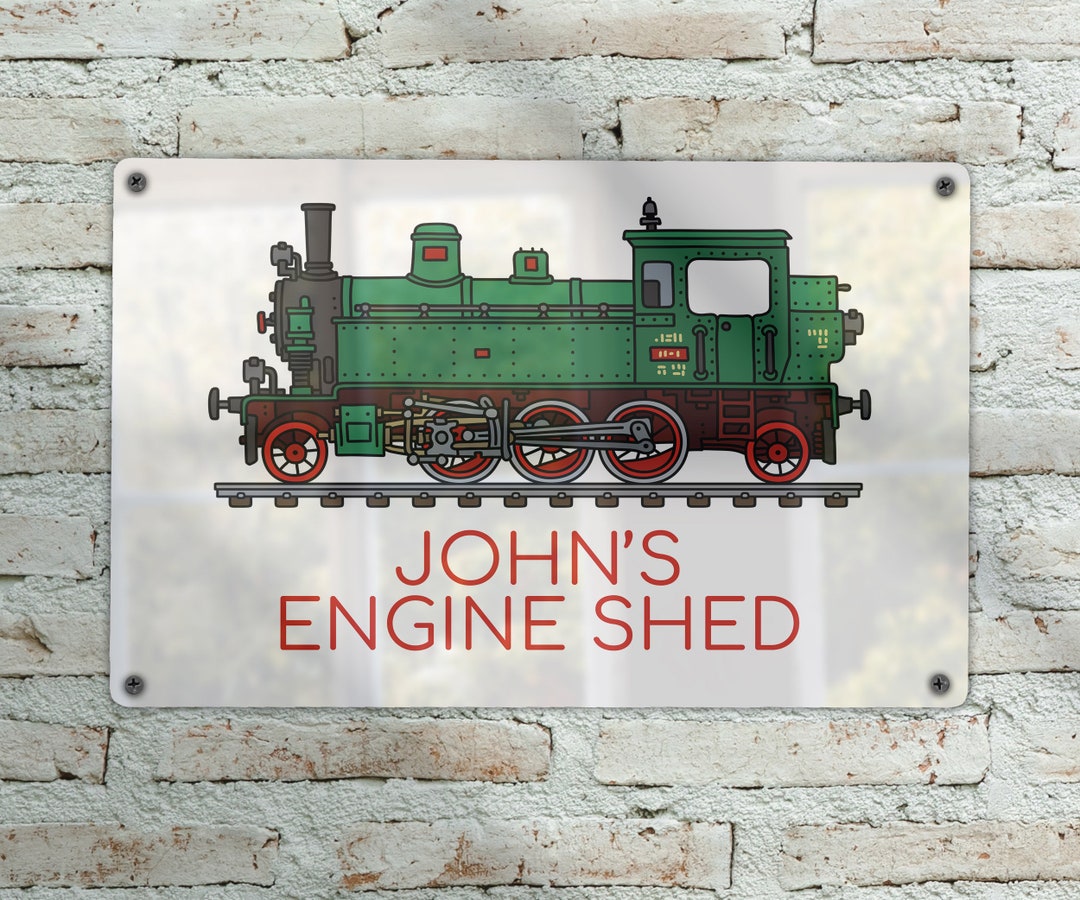 Railway Sign / Personalised / Model Railway / Custom Sign / - Etsy