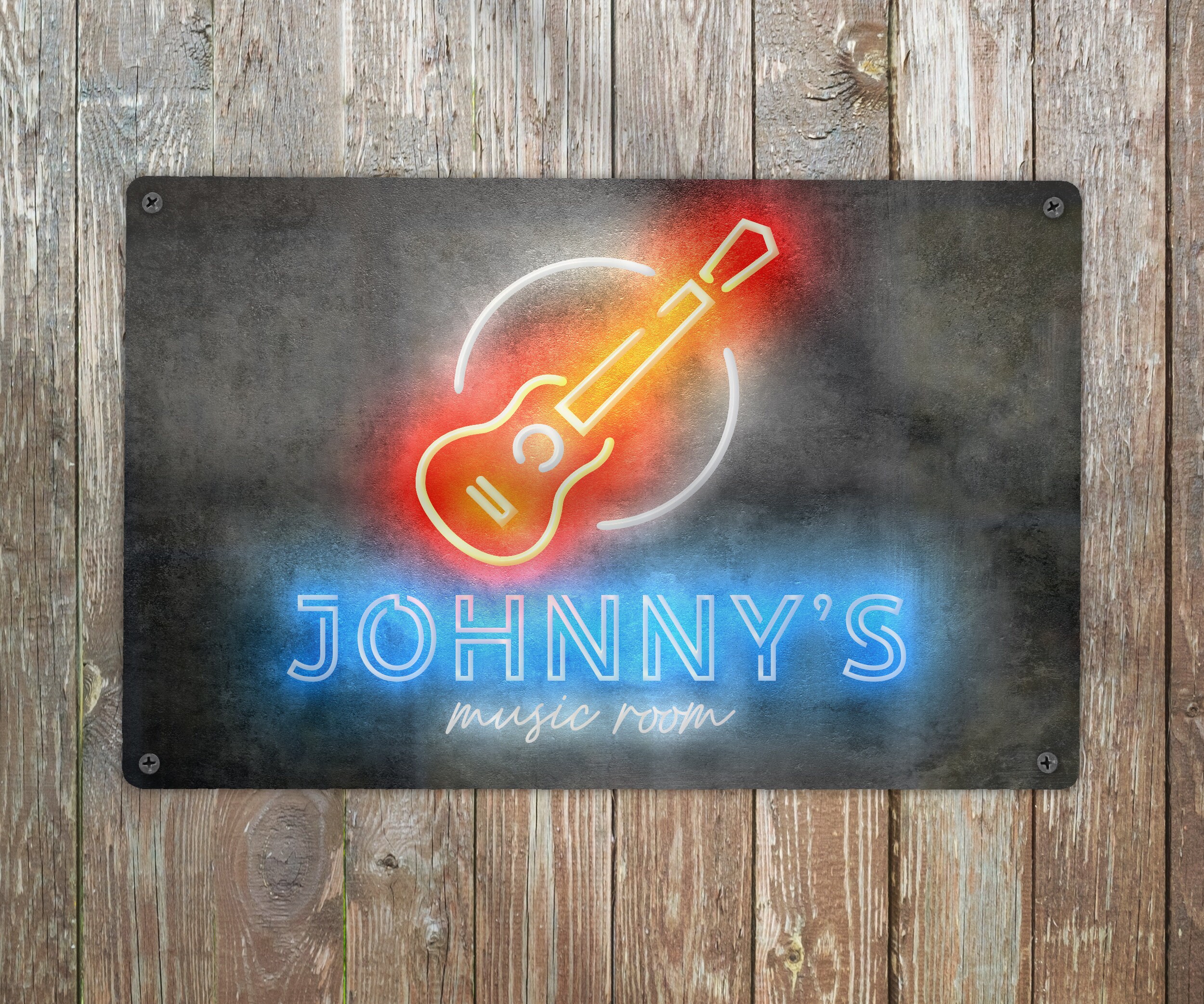 Personalised Music Room Sign / Guitarist Sign / Musician Gift - Etsy
