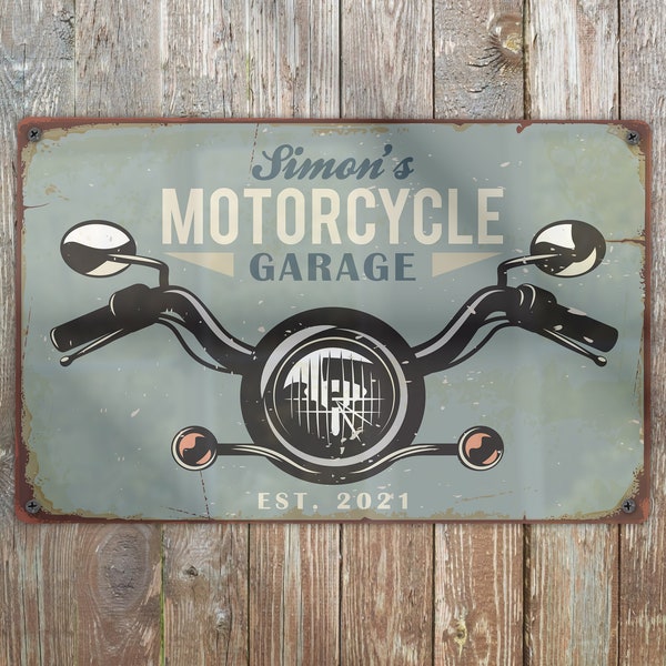 Motorcycle Sign - Etsy UK