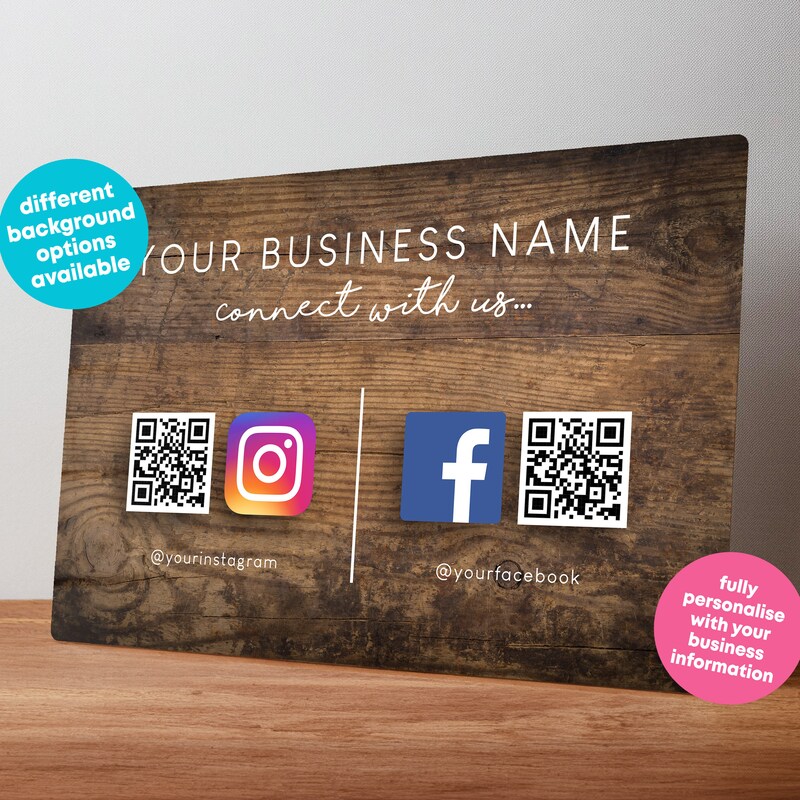 Social Media Sign - Etsy