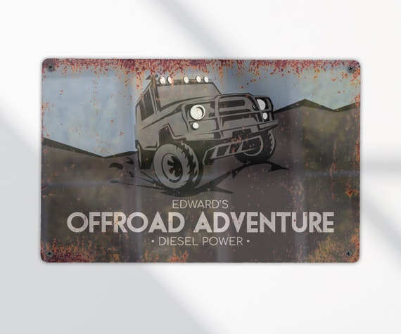 Personalised Offroad 4x4 Sign / Shed Sign / Land Rover / - Etsy