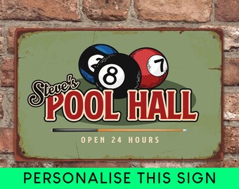 Pool Hall | Etsy