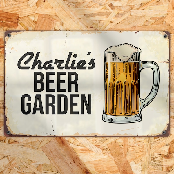 Beer Garden Sign - Etsy