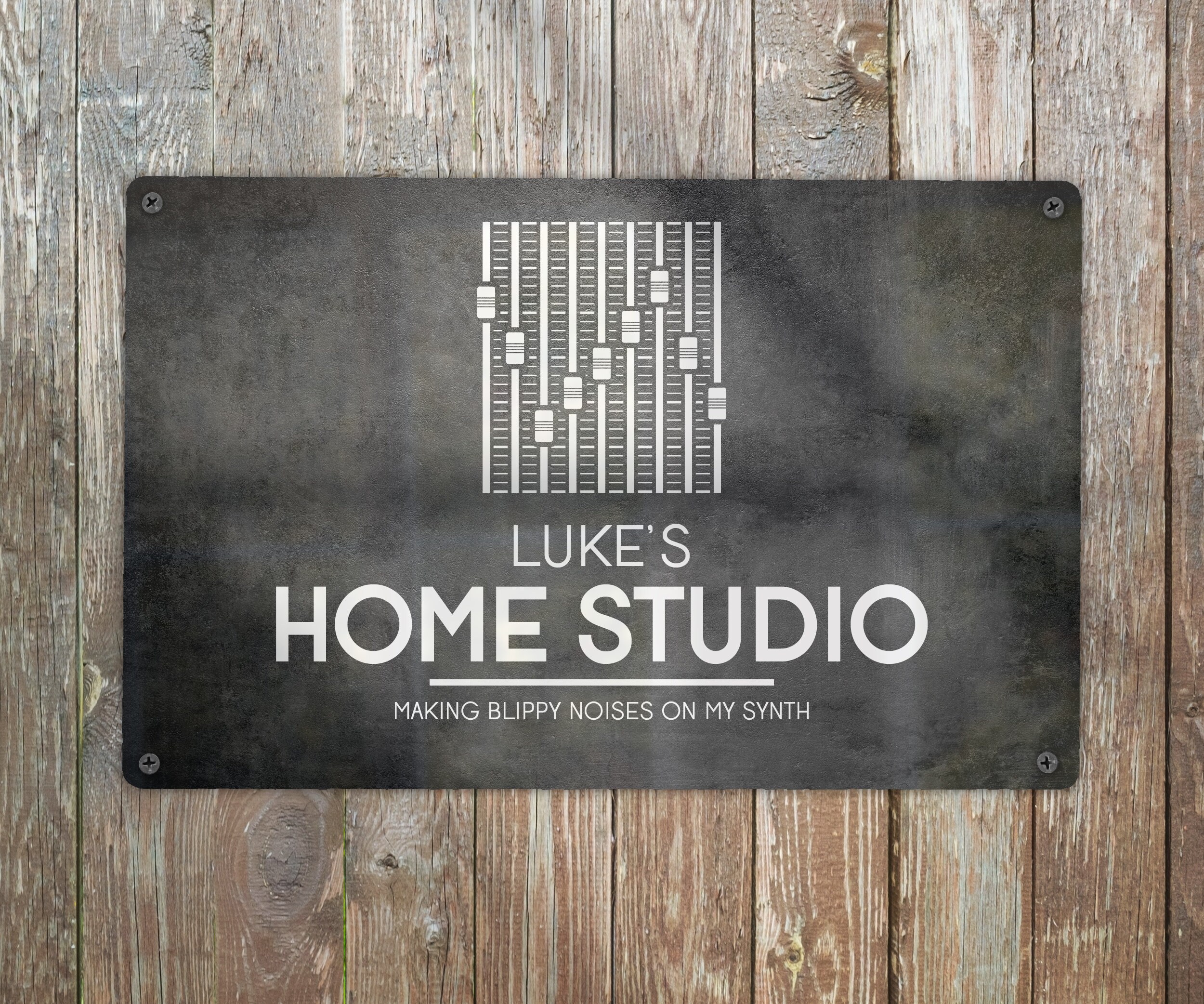 Personalised Home Studio Sign / Music Room Sign / Custom - Etsy
