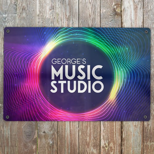 Personalised Home Studio Sign / Music Room Sign / Custom - Etsy