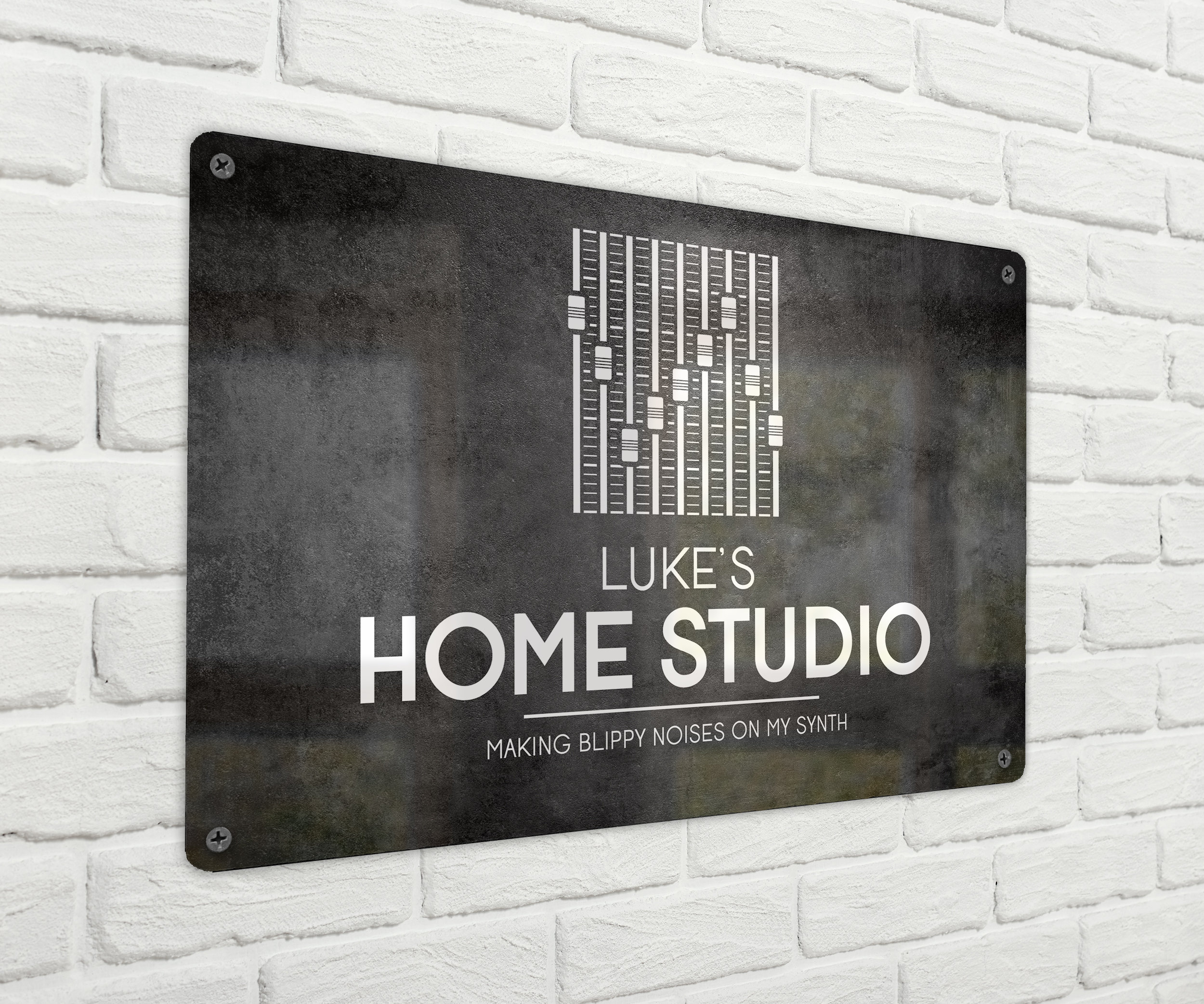 Personalised Home Studio Sign / Music Room Sign / Custom - Etsy