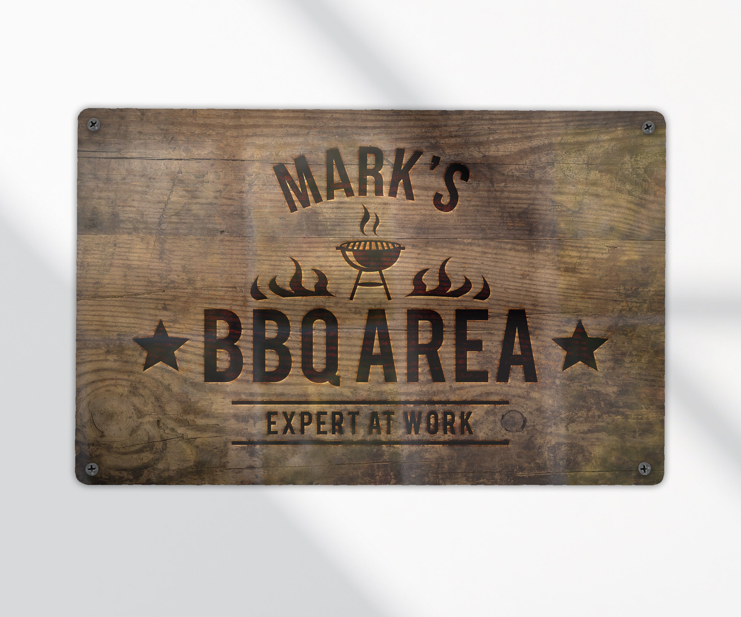 BBQ Sign / Personalised Sign / Rustic Sign / Garden Sign / - Etsy