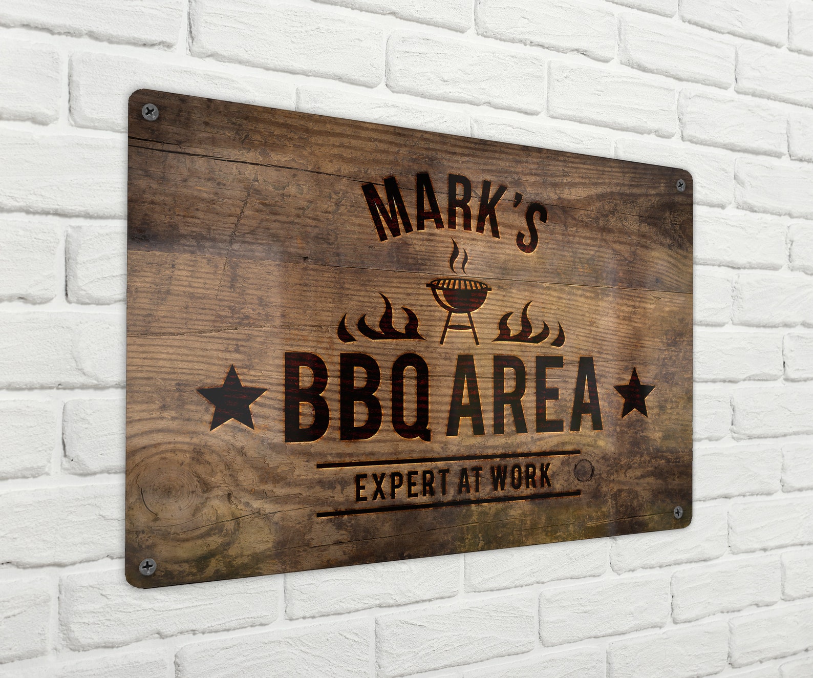 BBQ Sign / Personalised Sign / Rustic Sign / Garden Sign / - Etsy